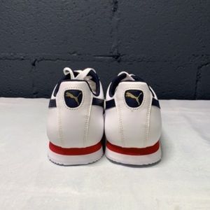 Puma | Shoes | Red White And Blue Roma Sneakers | Poshmark